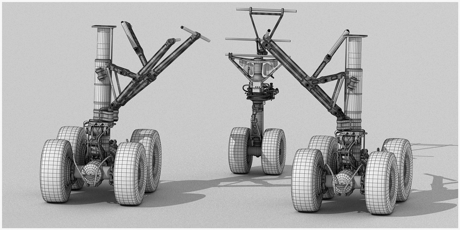 3D Model Boeing 787 Landing Gears - TurboSquid 1485577