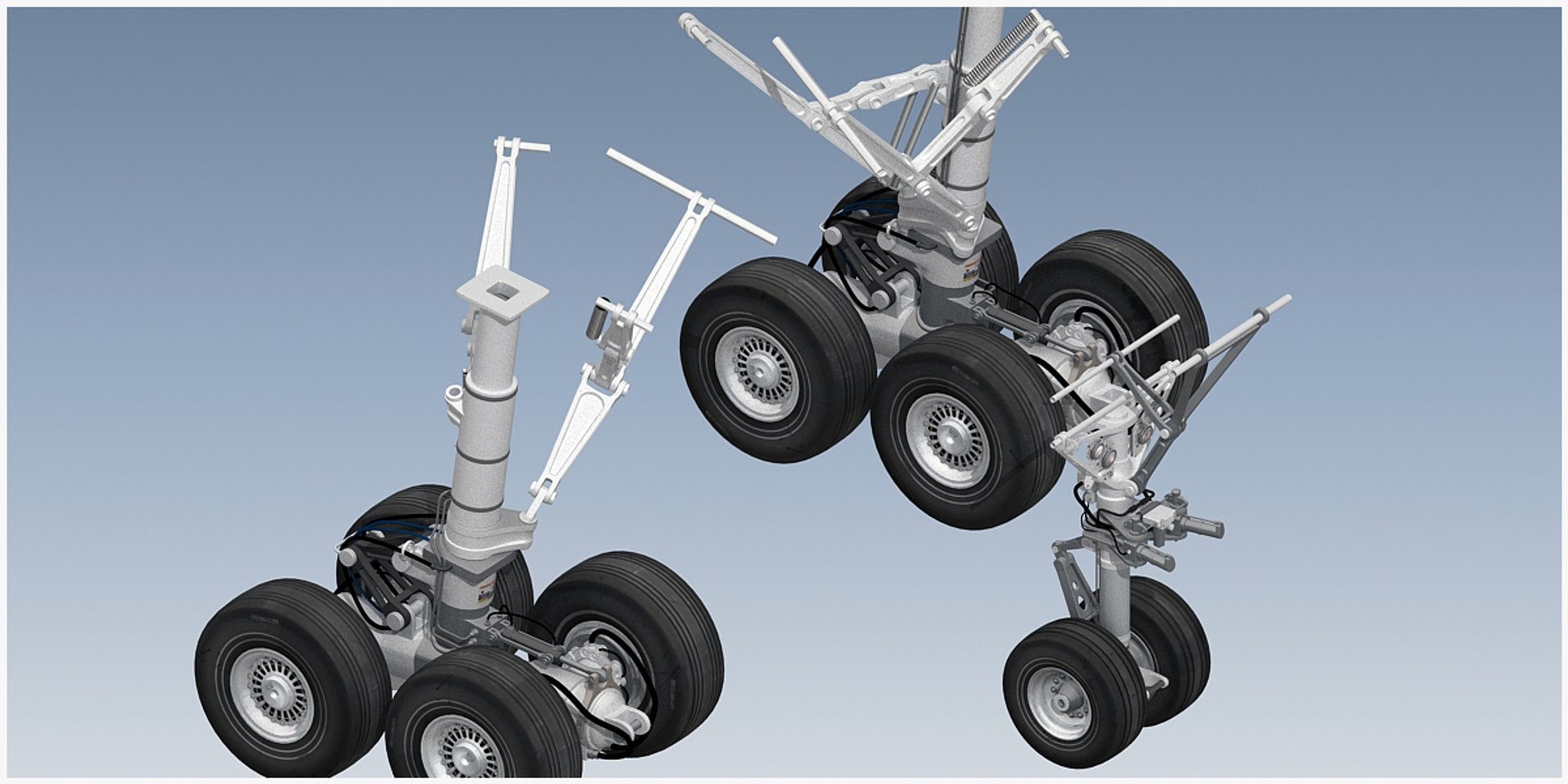 3D Model Boeing 787 Landing Gears - TurboSquid 1485577
