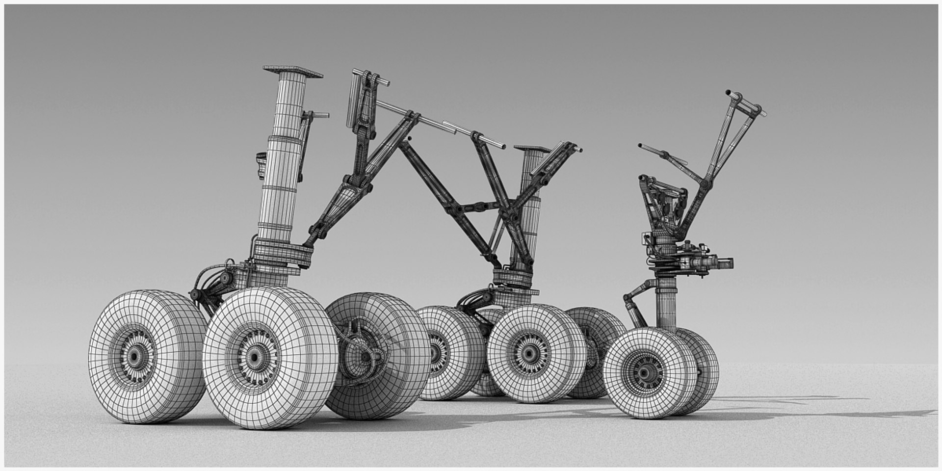 3D Model Boeing 787 Landing Gears - TurboSquid 1485577
