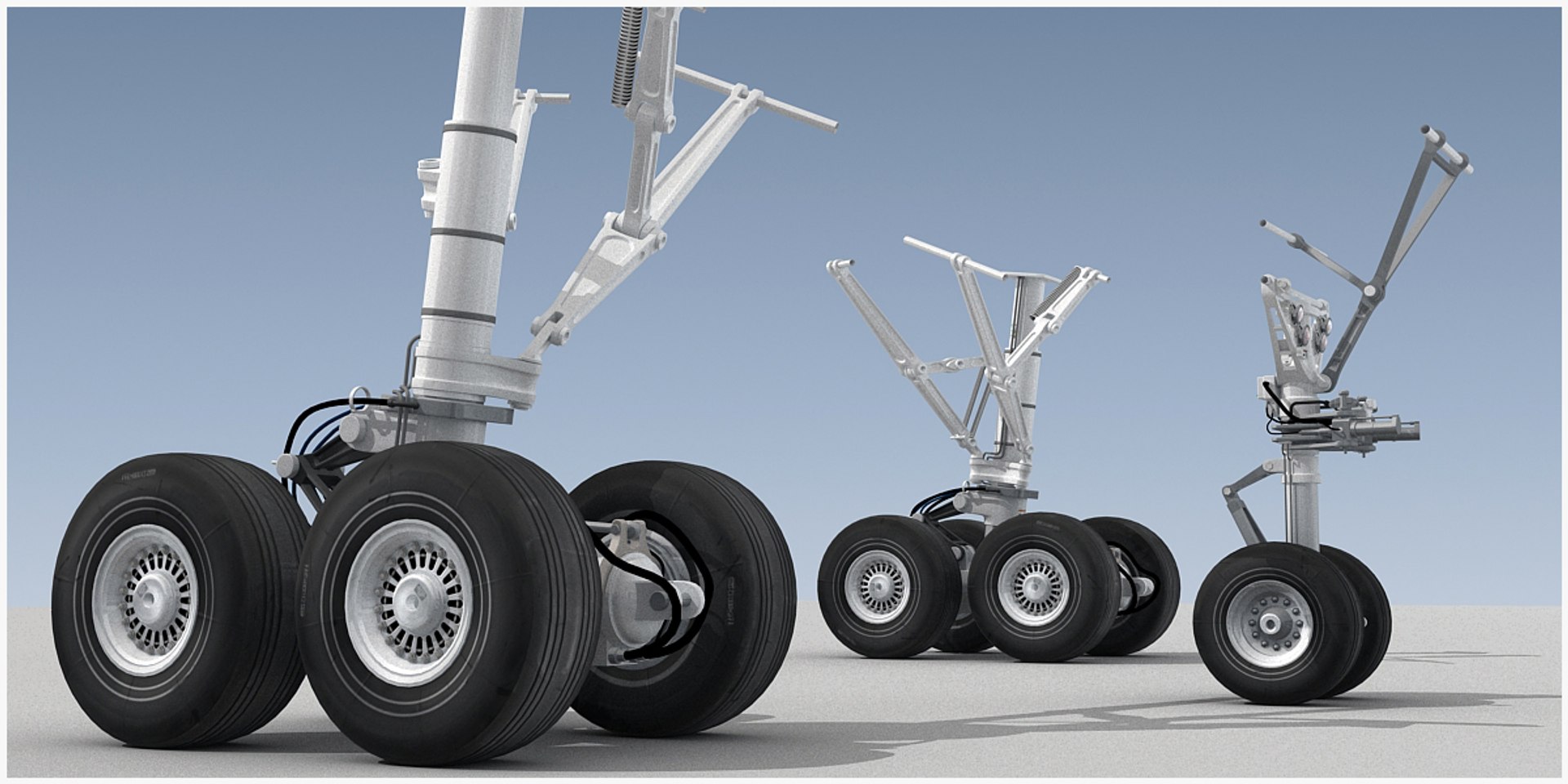 3D Model Boeing 787 Landing Gears - TurboSquid 1485577