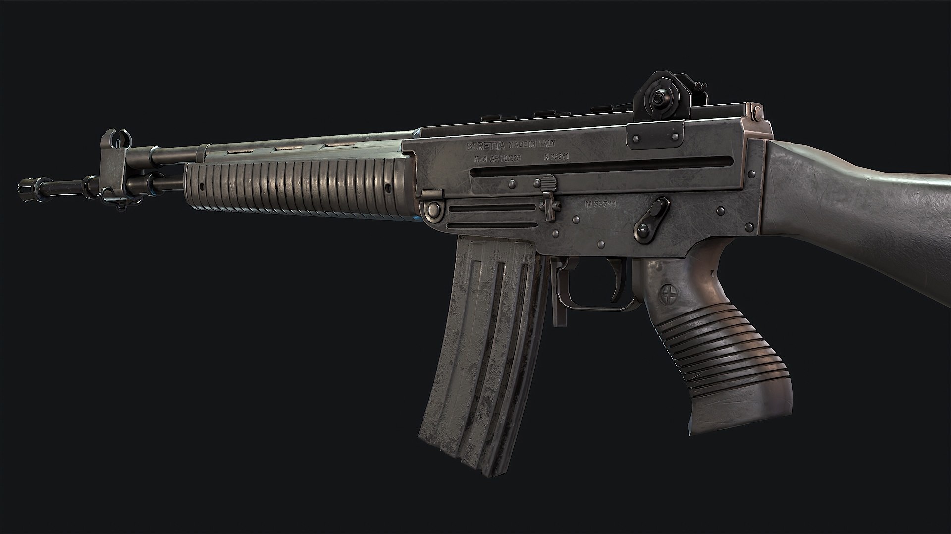 Beretta Ar70 3D - TurboSquid 2134640