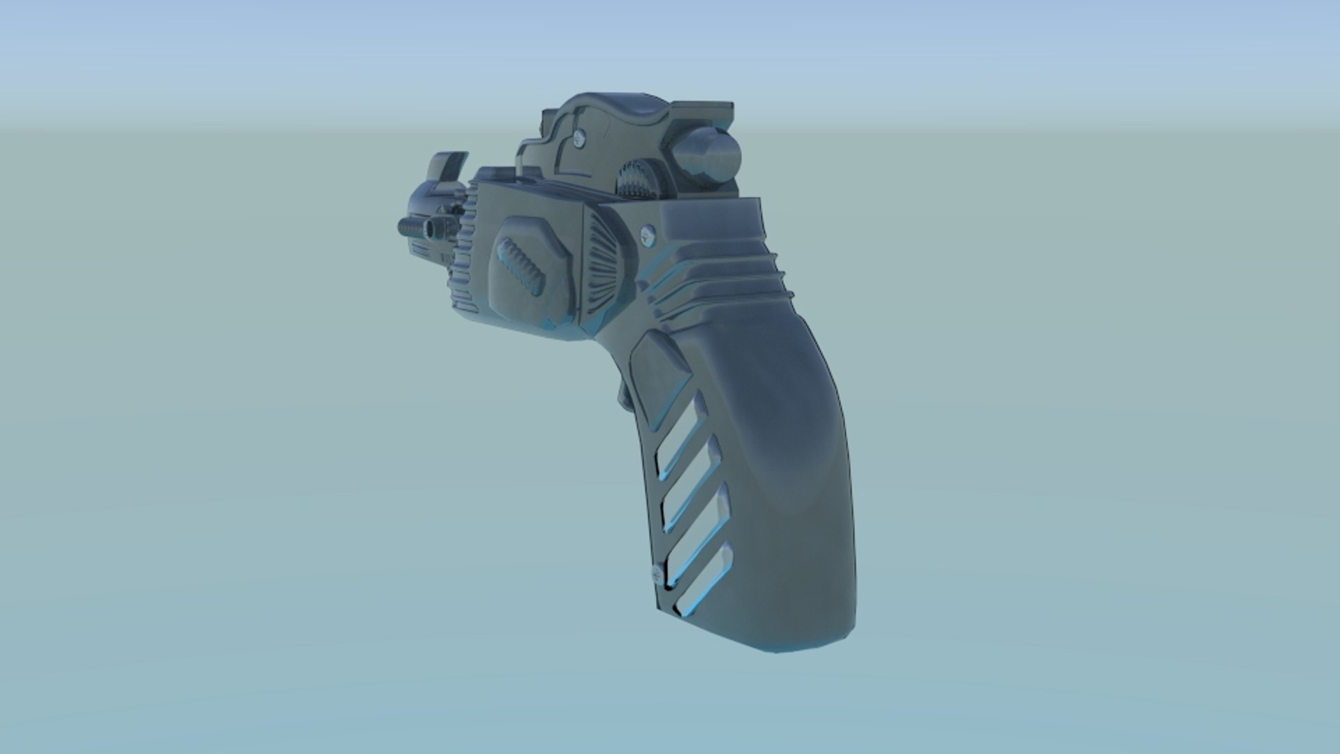 3d Model Space Gun