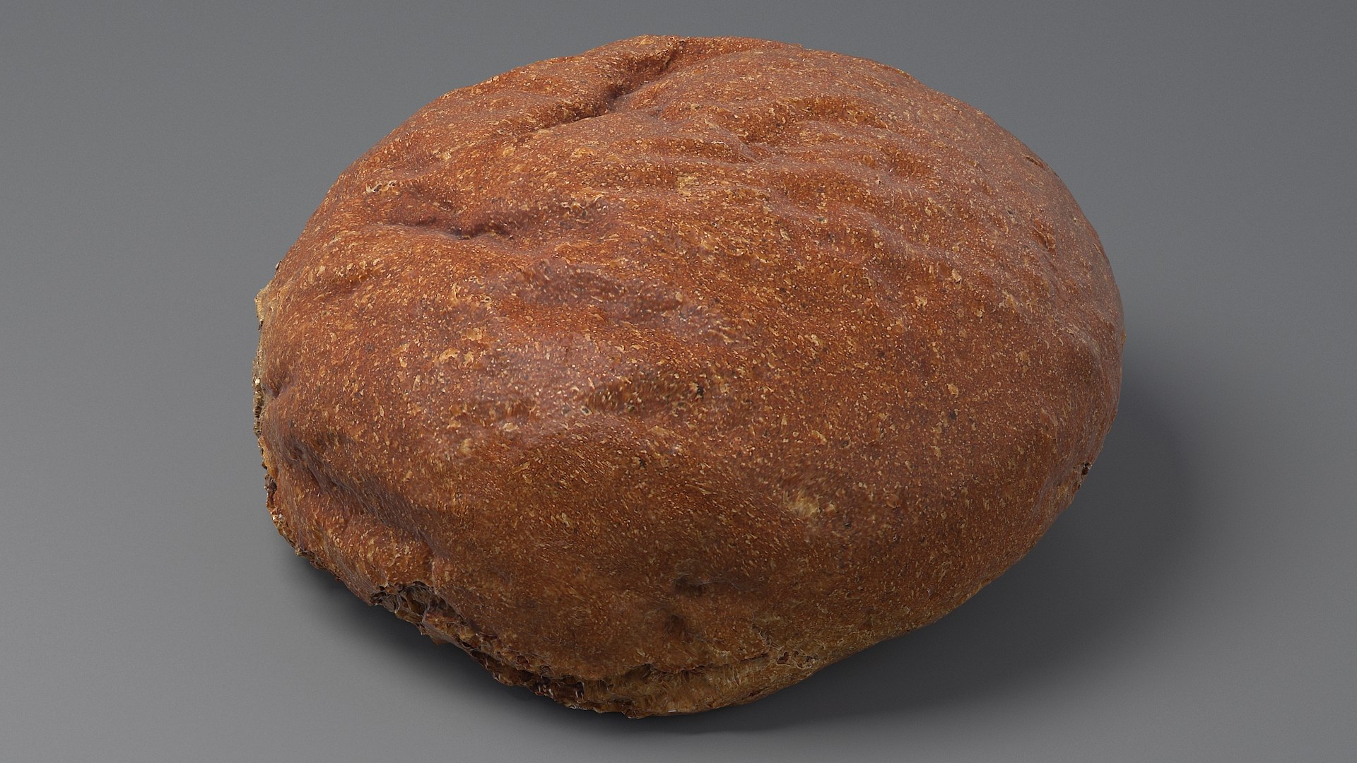 Realistic Round Black Bread 3D model - TurboSquid 1783475