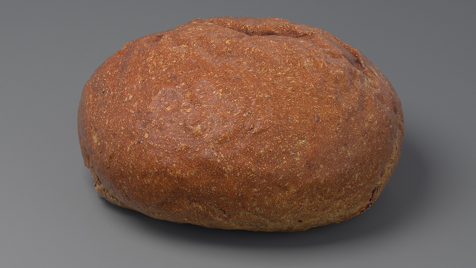 Realistic Round Black Bread 3D model - TurboSquid 1783475