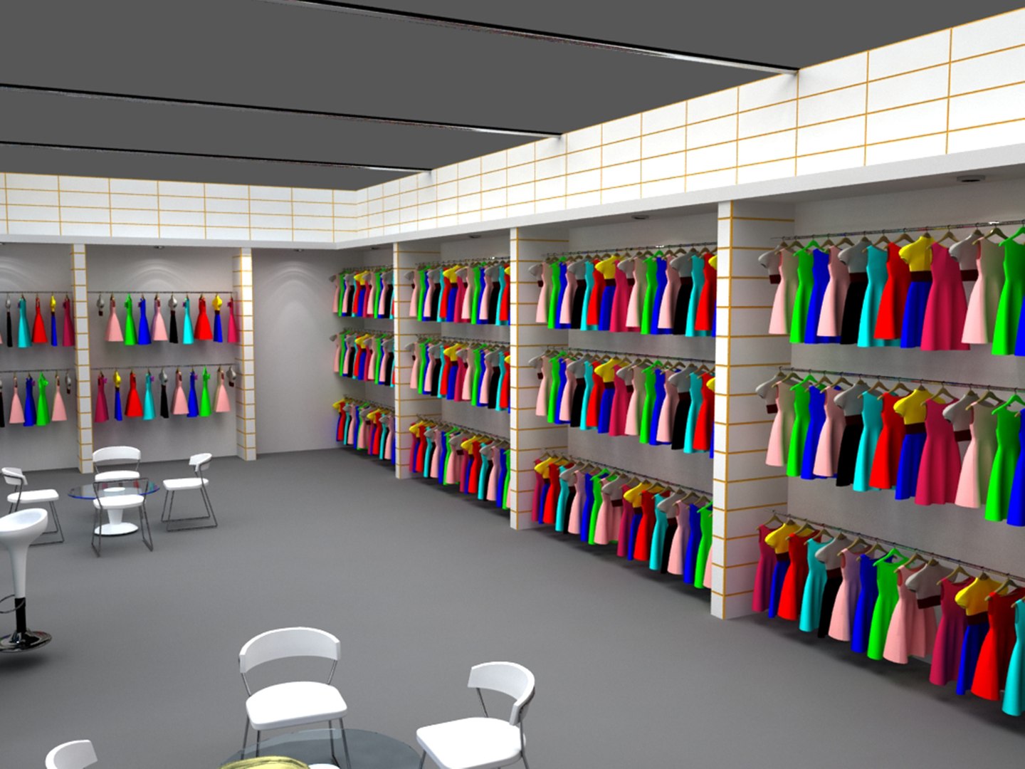 One side open stand 3D model - TurboSquid 1990459