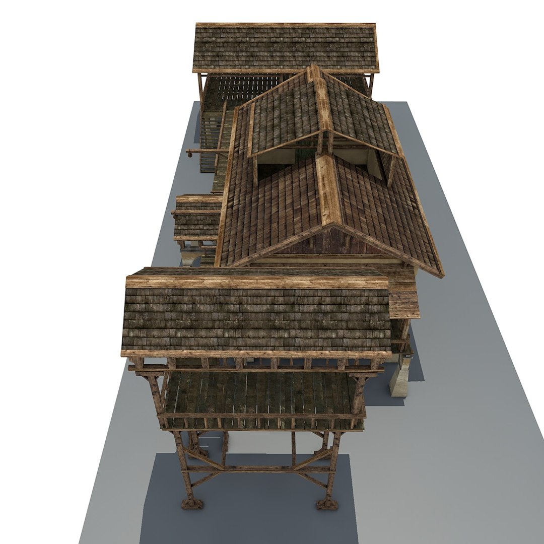 3d Model Farm Building 8