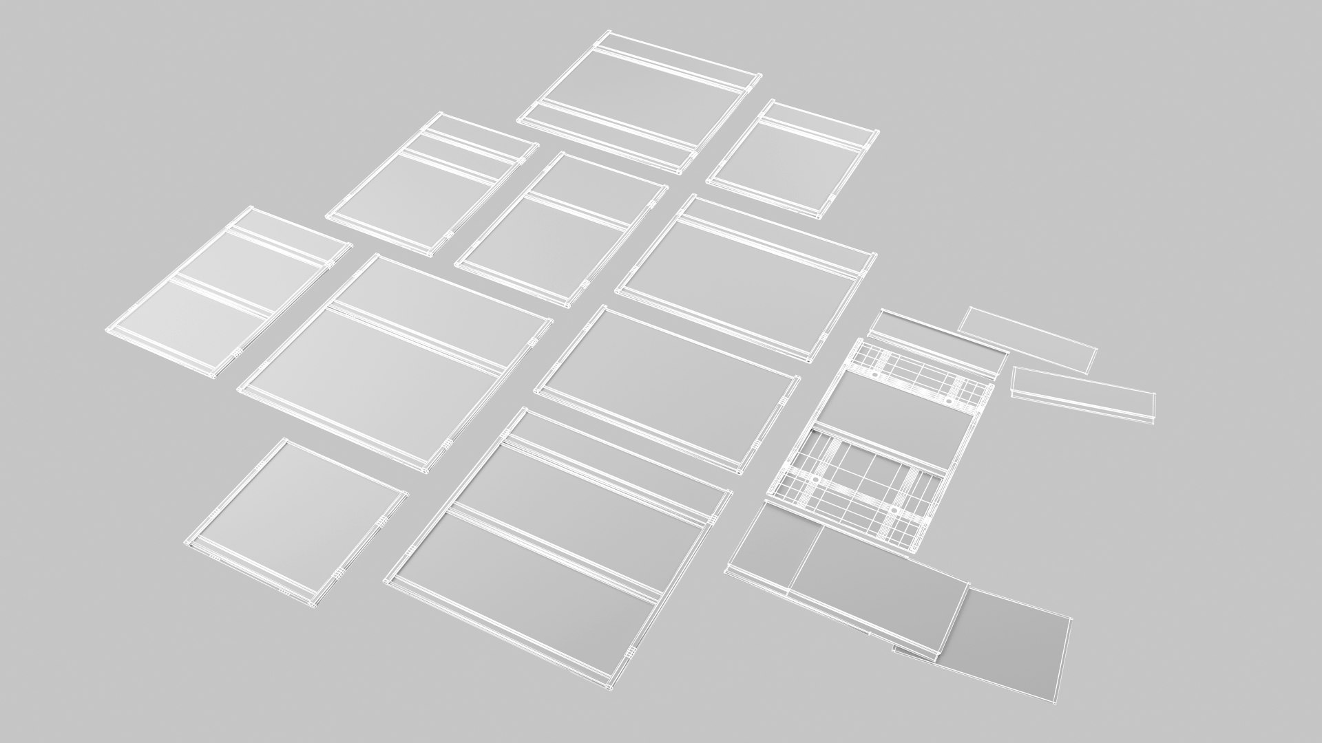 Wayfinding System Door Labels 3D Model - TurboSquid 2167098