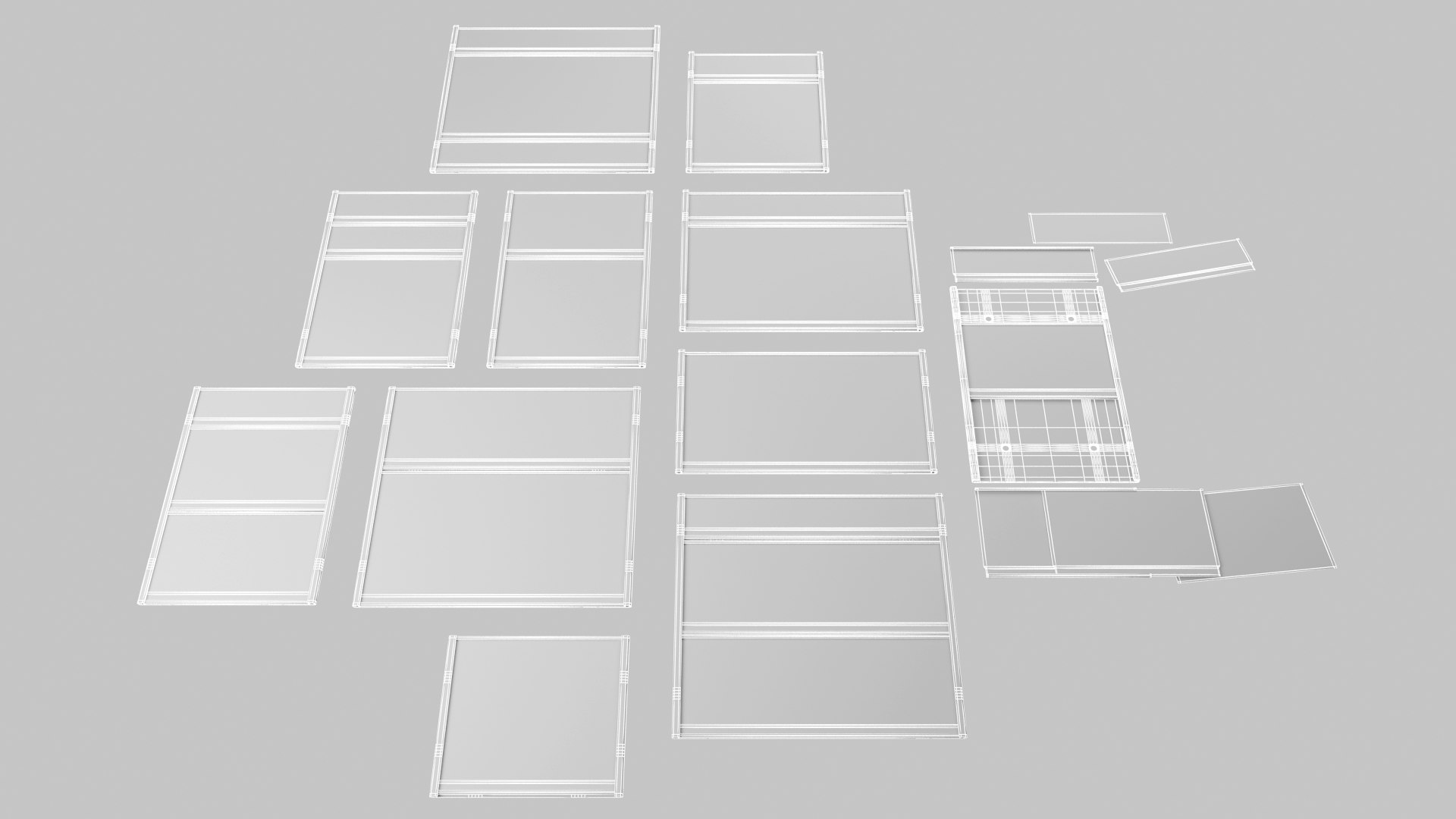 Wayfinding System Door Labels 3D Model - TurboSquid 2167098