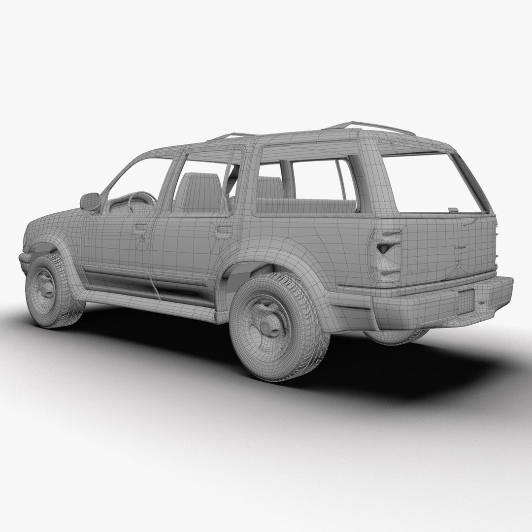 3d Model 1994 Explorer