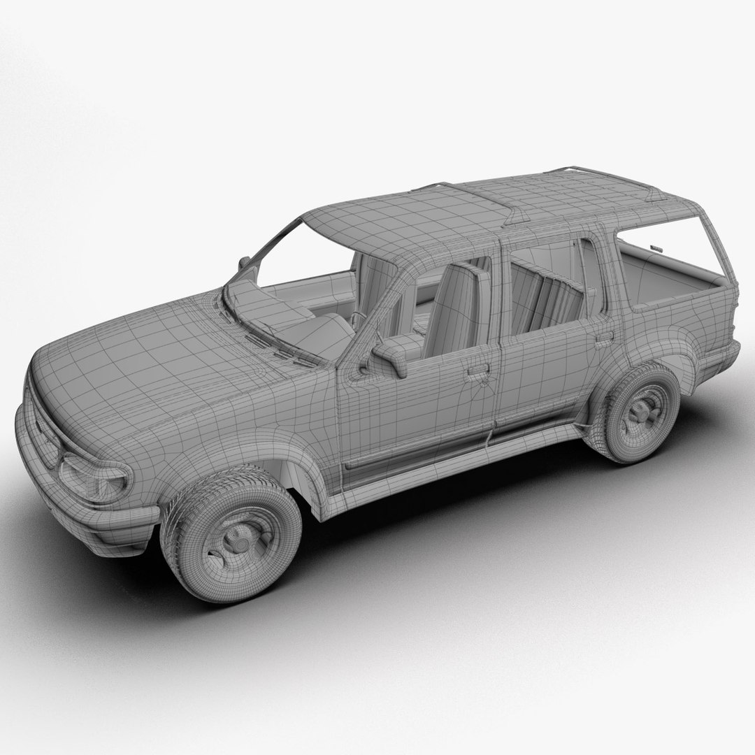 3d Model 1994 Explorer