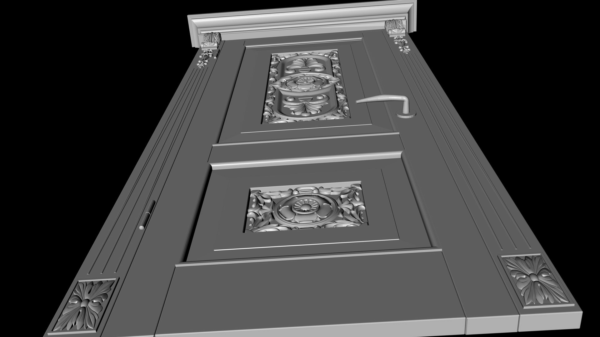 3D Door - TurboSquid 1806353