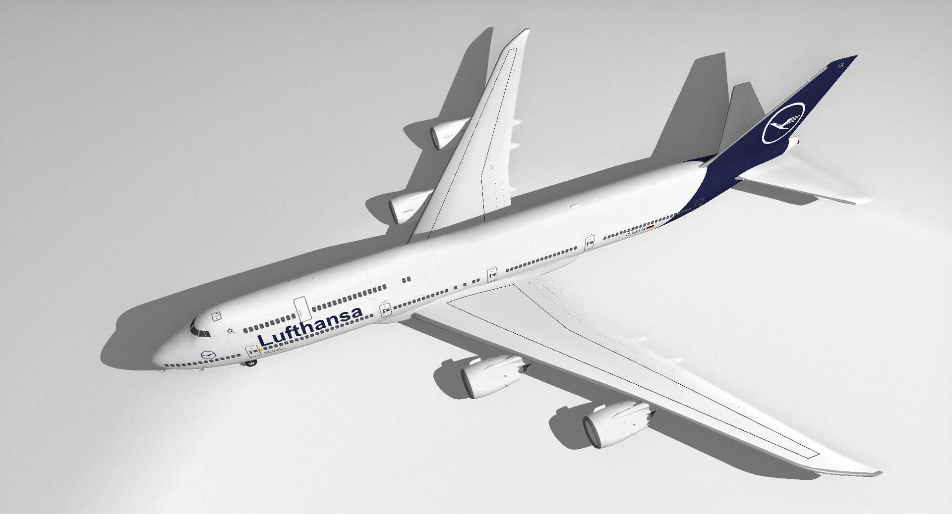 3D Boeing 747-8i Lufthansa New Livery 2018 - TurboSquid 1861531