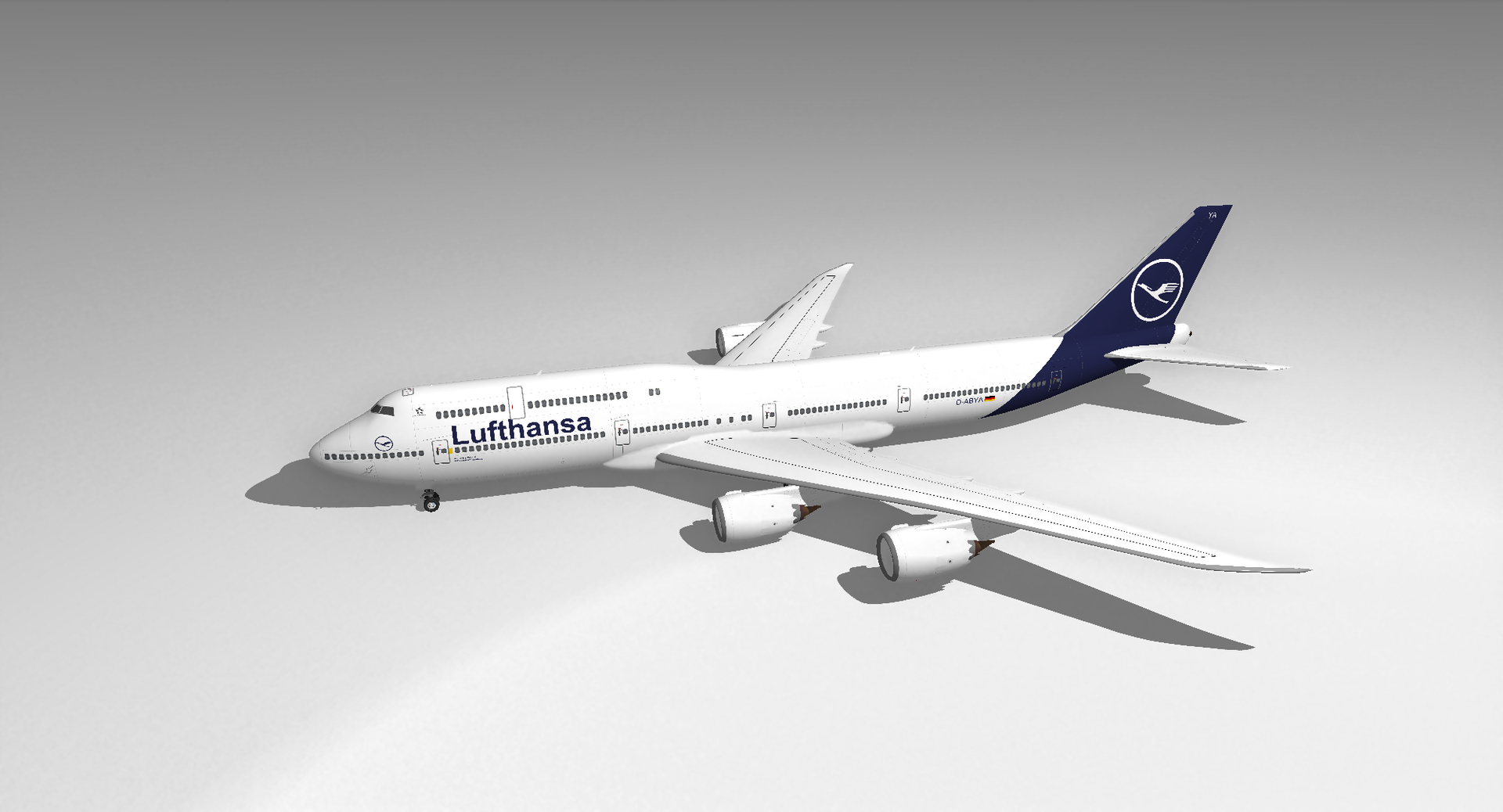 3D Boeing 747-8i Lufthansa New Livery 2018 - TurboSquid 1861531