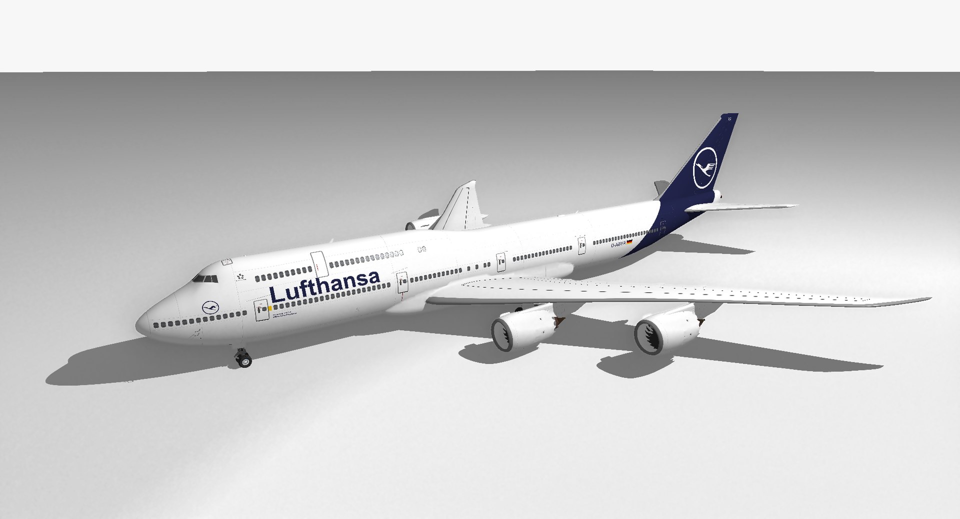 3D Boeing 747-8i Lufthansa New Livery 2018 - TurboSquid 1861531