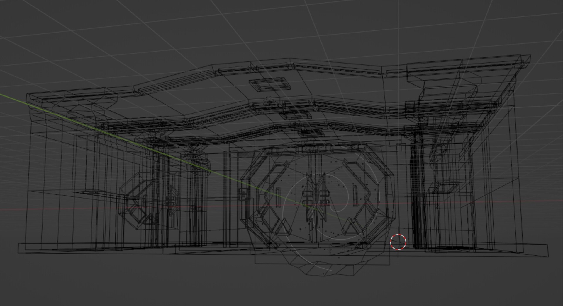 3D Space Room With Portal Gate Model - TurboSquid 2112714