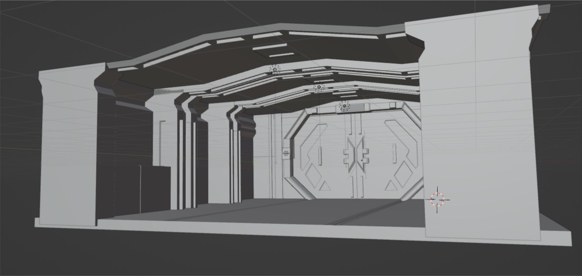 3D Space Room With Portal Gate Model - TurboSquid 2112714