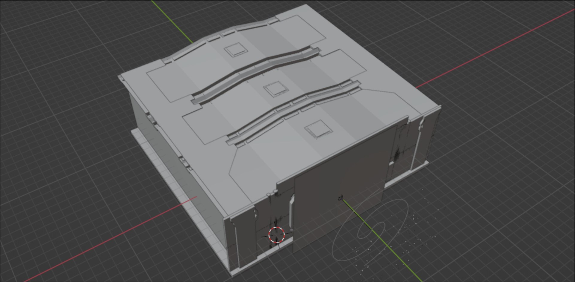 3D Space Room With Portal Gate Model - TurboSquid 2112714