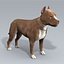 3d Model Pitbull Pit Bull