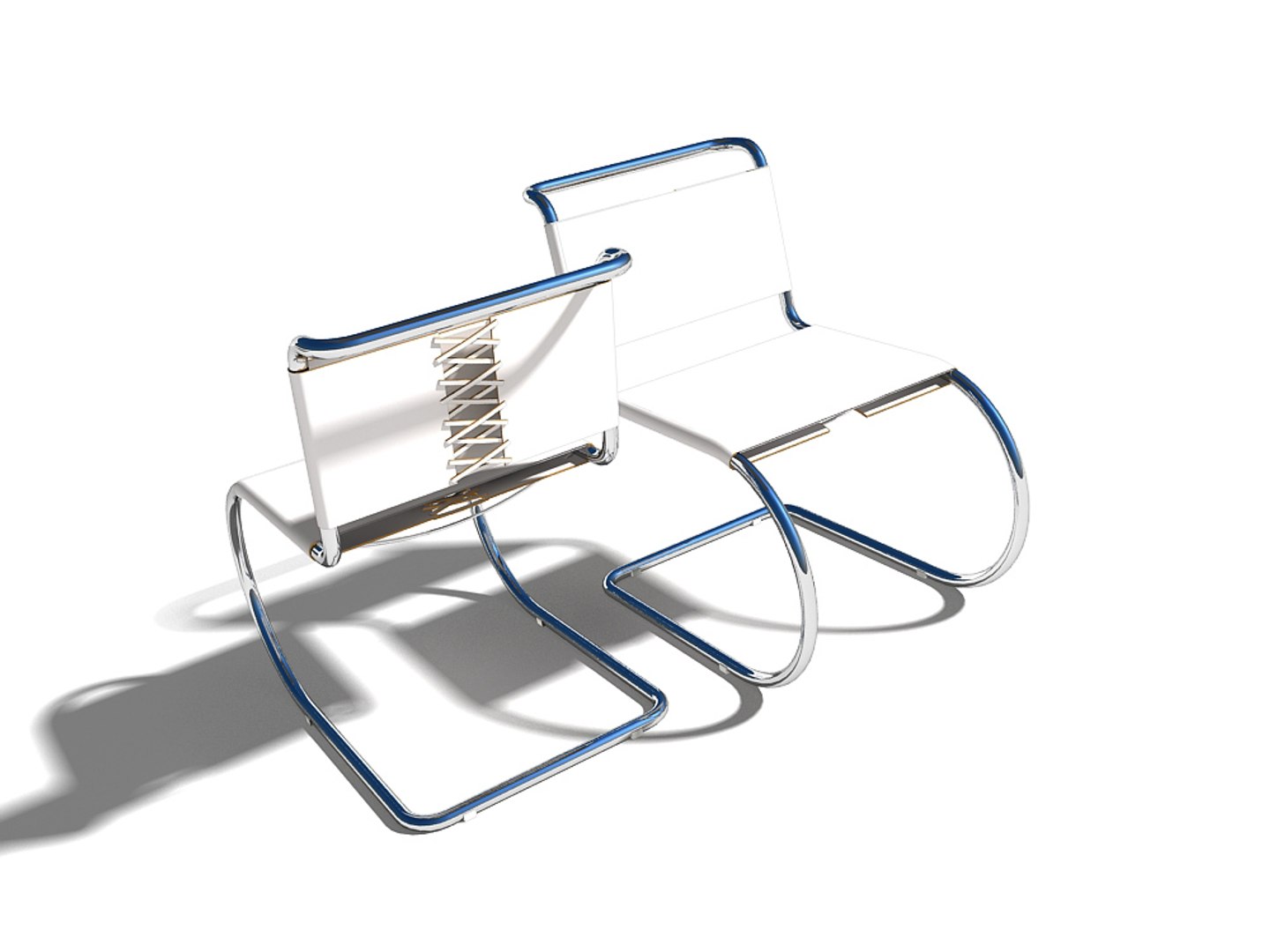 Mies Furniture 3d Model