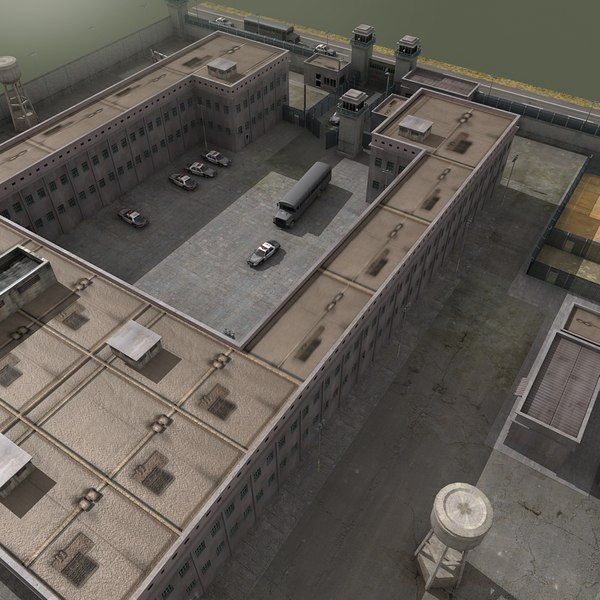 prison jail 3d model