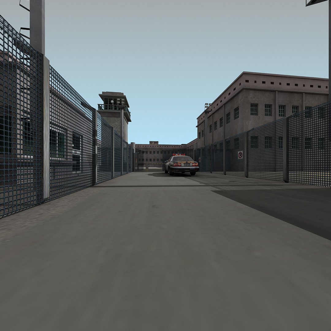 prison jail 3d model