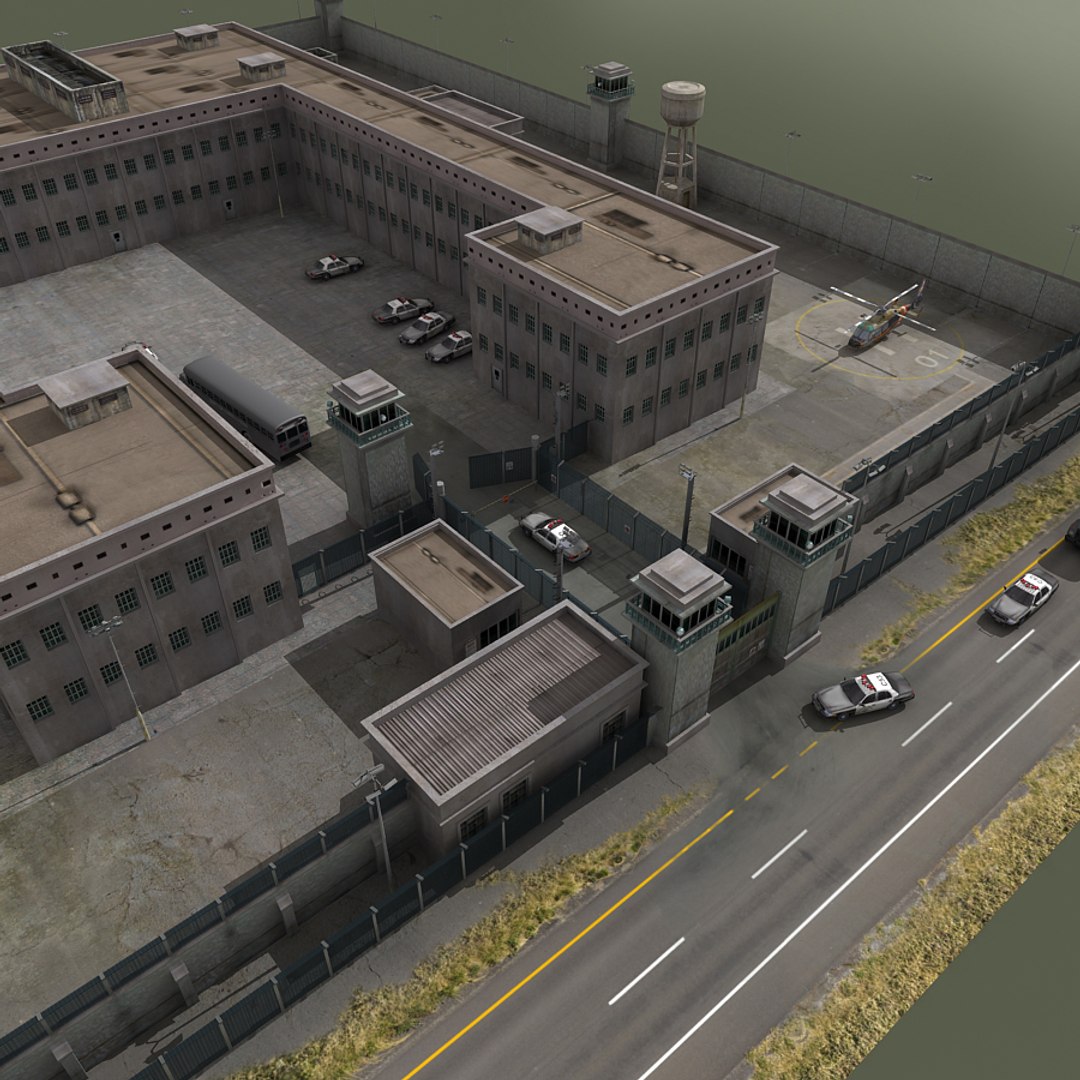 Prison Jail 3d Model