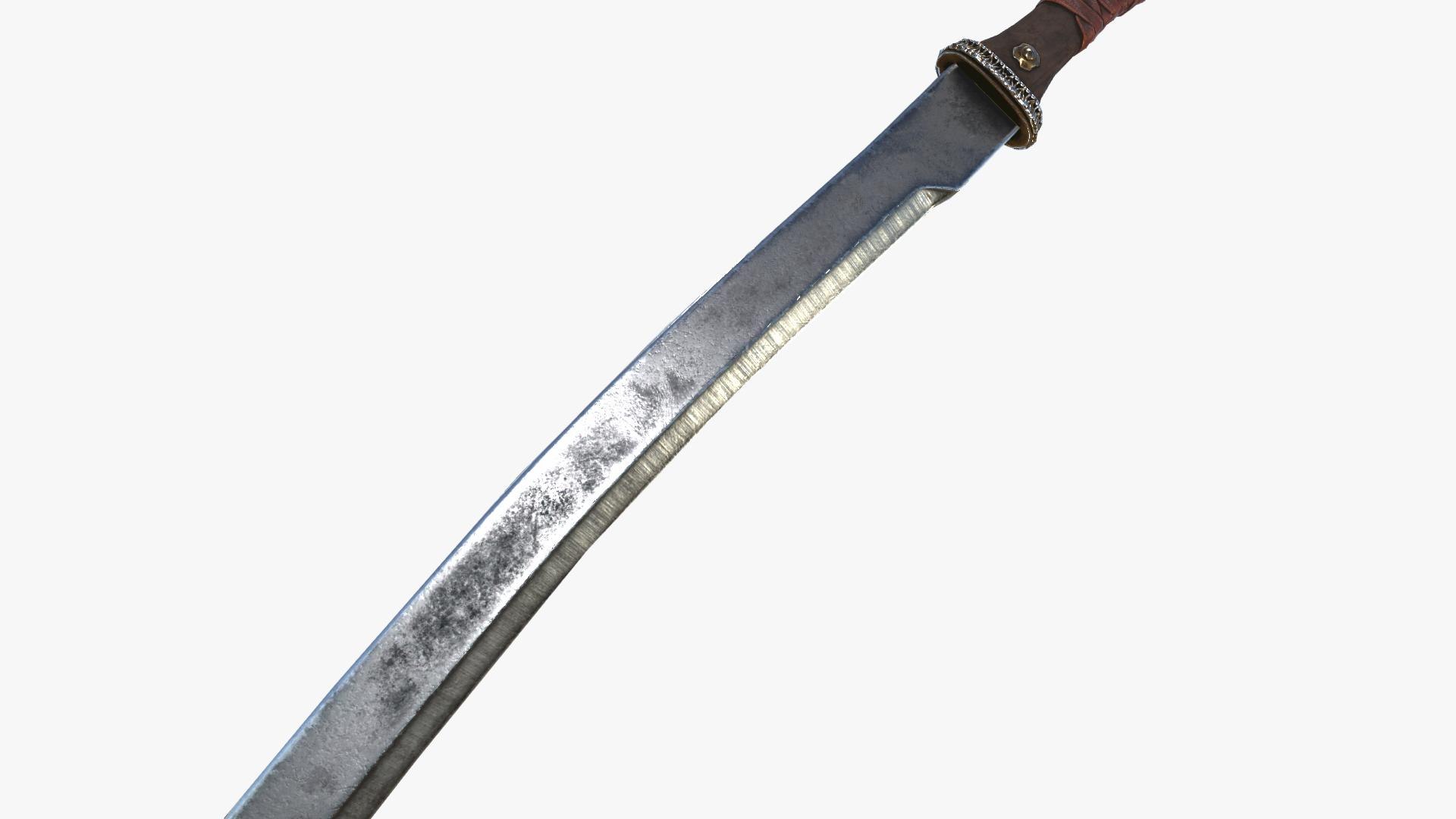 Fantasy Sword RPG Thracian Rhomphaia Dacian Falx Curved Blade Sword ...