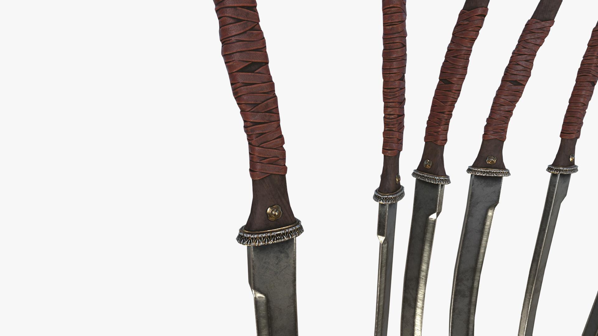 Fantasy Sword RPG Thracian Rhomphaia Dacian Falx Curved Blade Sword ...