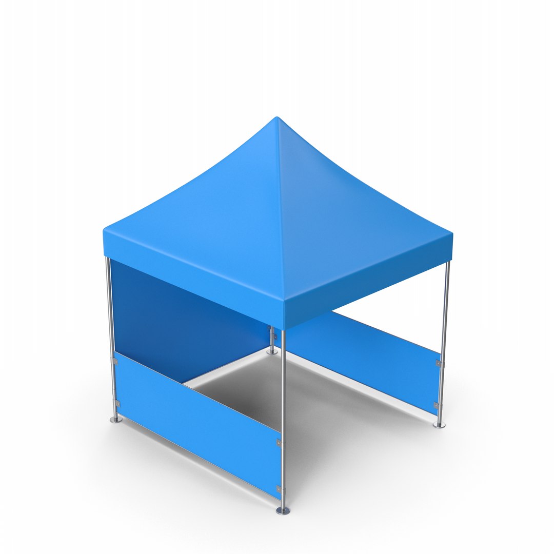 3D Event Tent Blue - TurboSquid 2179807