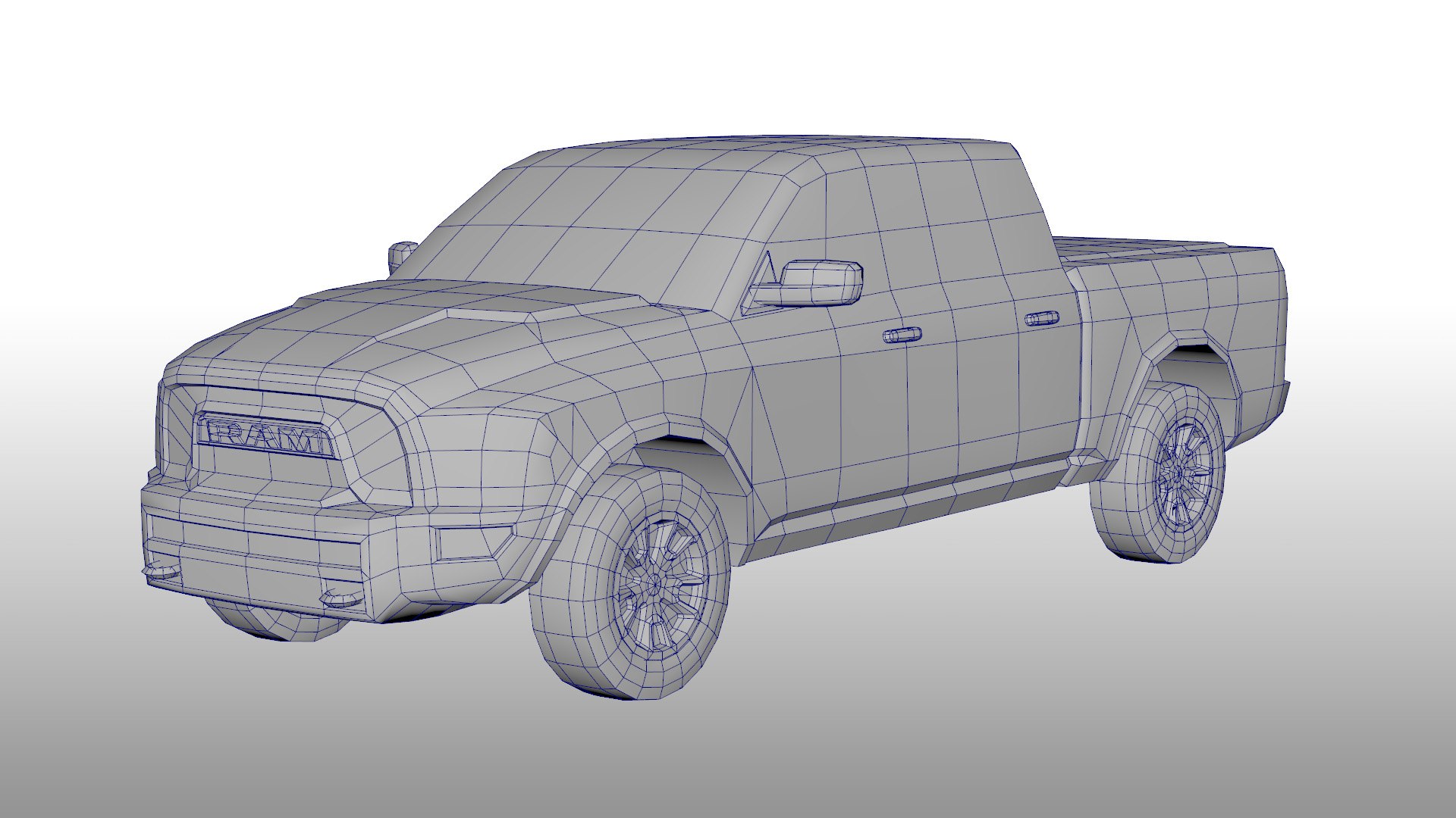 3D Model Dodge Ram 1500 Rebel - TurboSquid 1174936