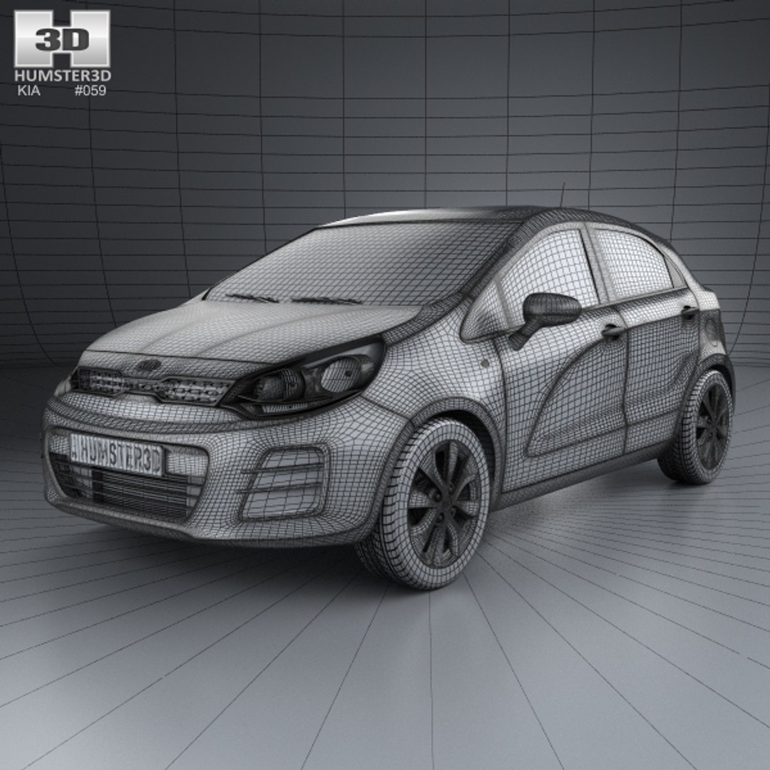 Kia Rio Ub 3D Model - TurboSquid 1159603