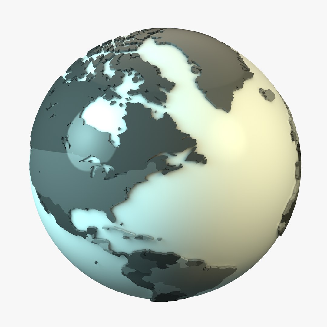 3d model earth countries