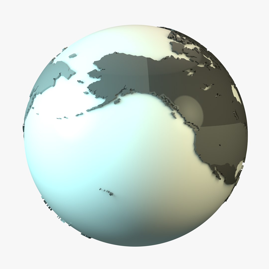 3d model earth countries