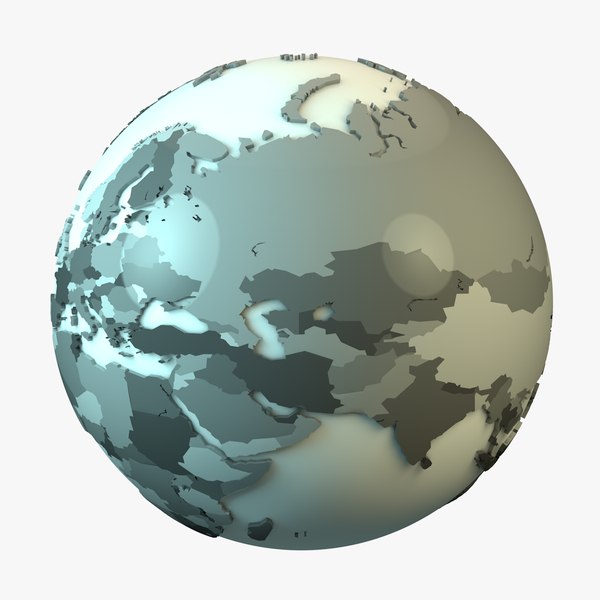 3d model earth countries
