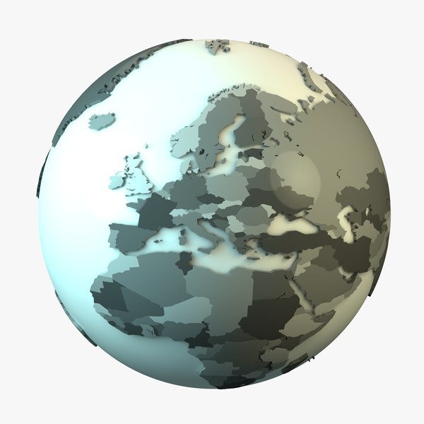 Mapa Del Mundo 3D Modelos para Descargar | TurboSquid