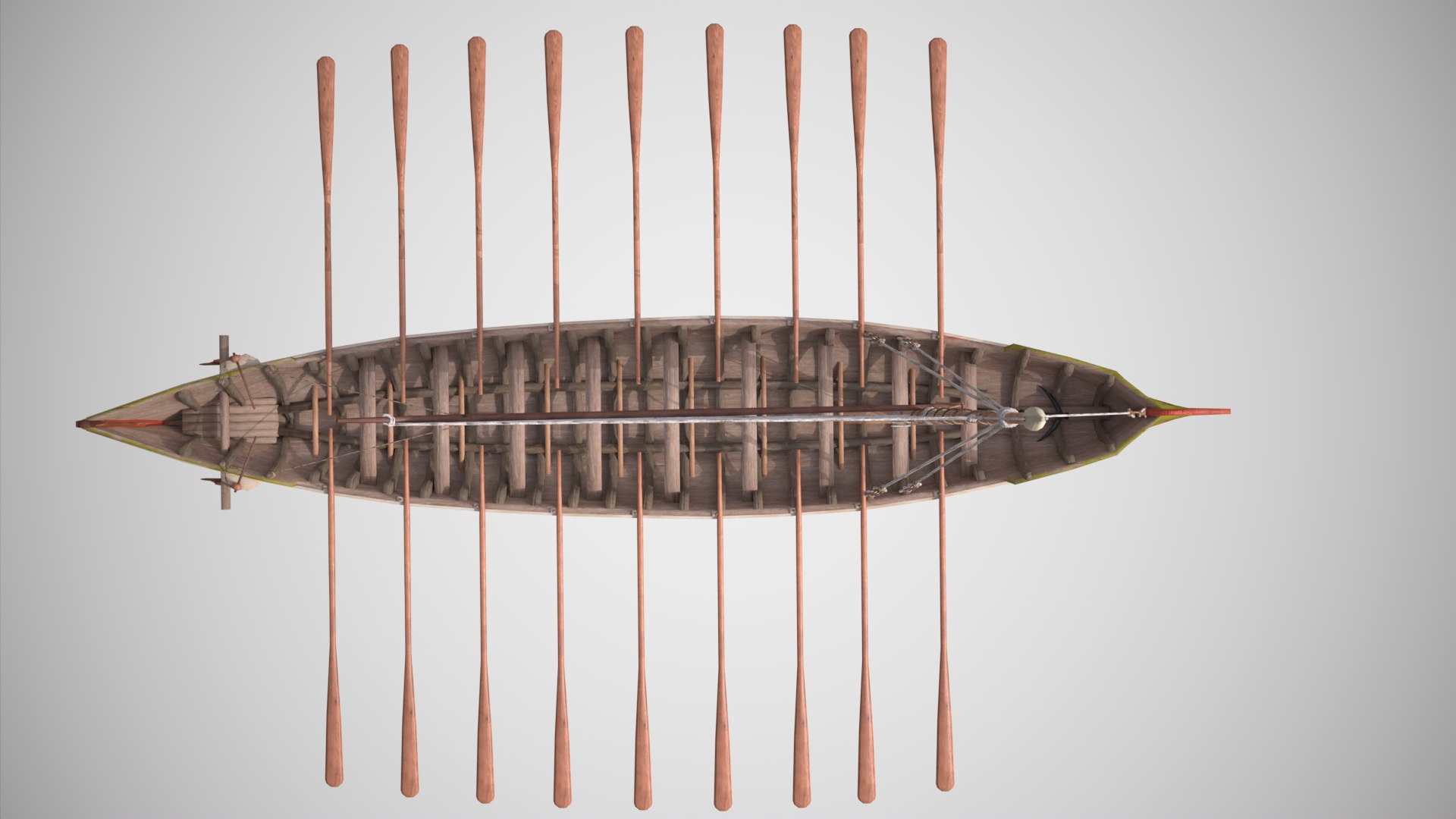 3D Imperial Roman Warship 100 AD - TurboSquid 2272374