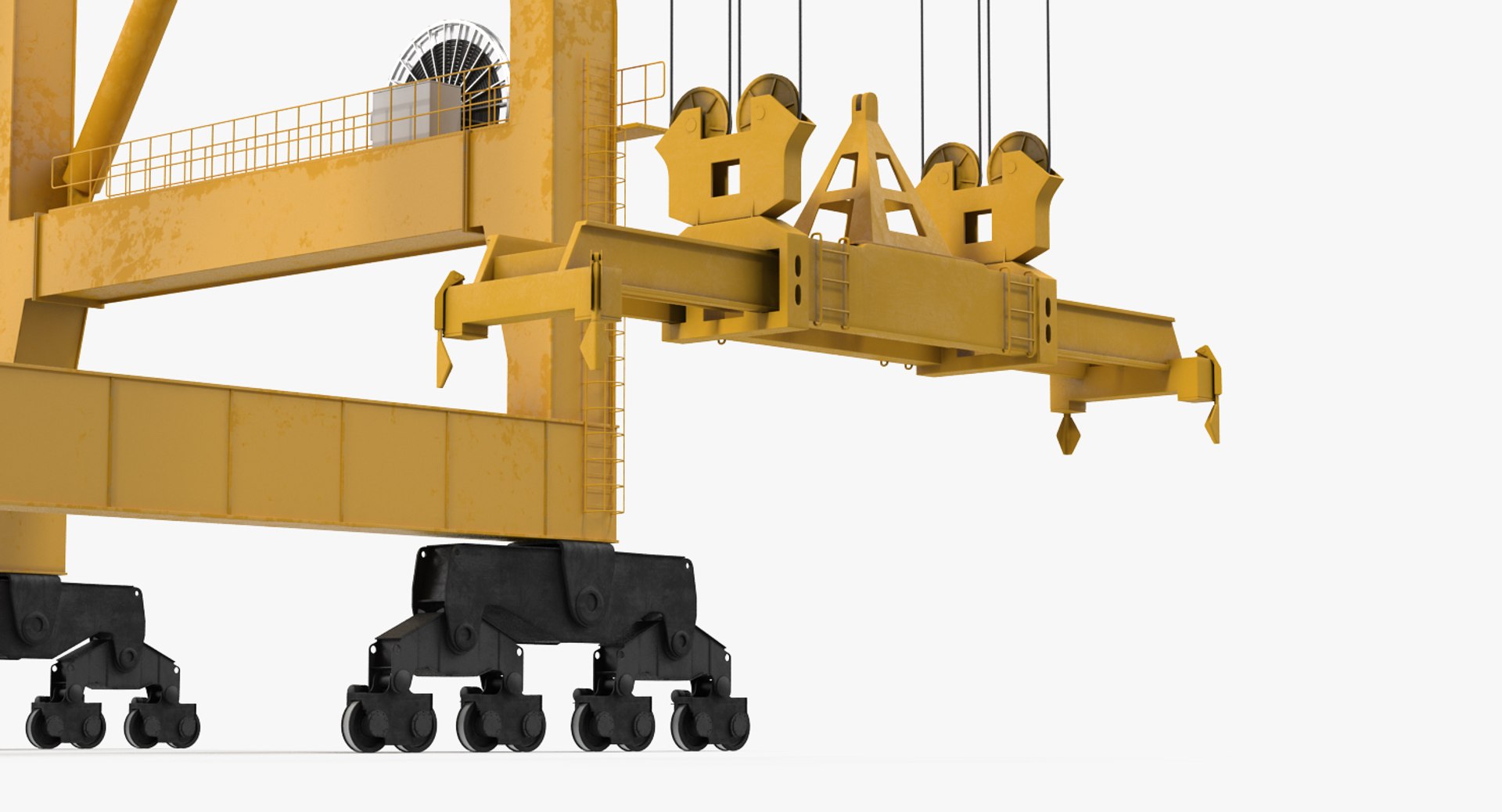 3d quayside container crane model