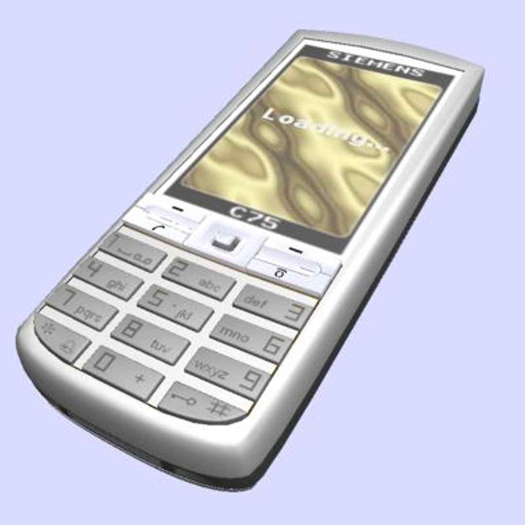 3d model siemens mobile phone