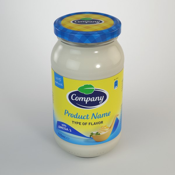 3d packaging jar model