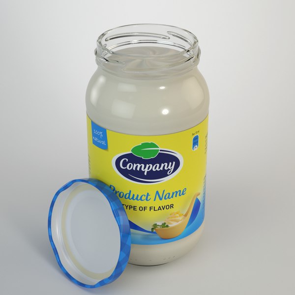 3d packaging jar model