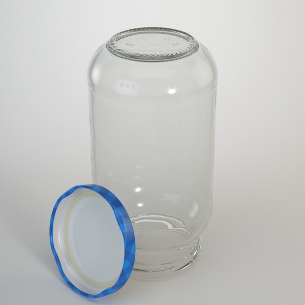 3d packaging jar model