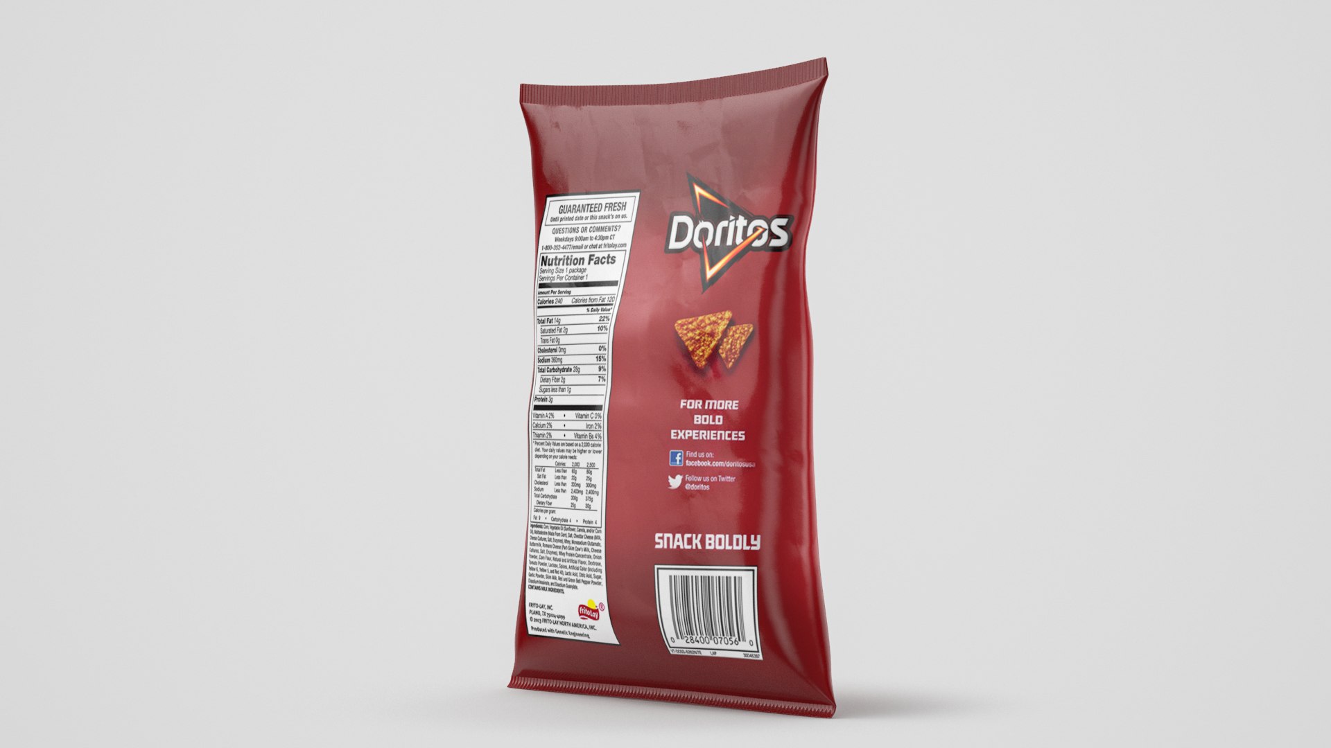 3D Doritos Bag - TurboSquid 1650409