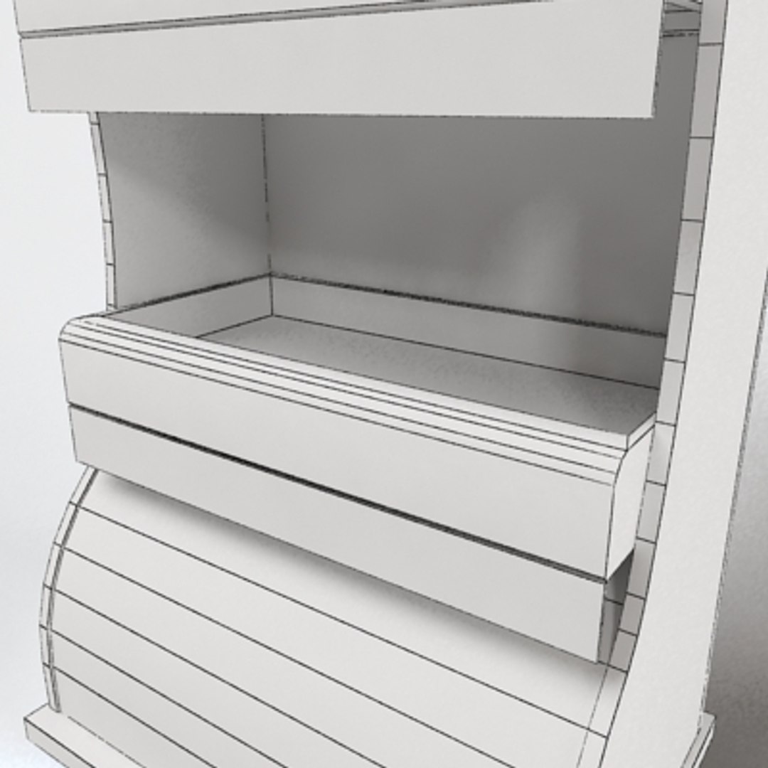 3d Model Cosmetics Display Case