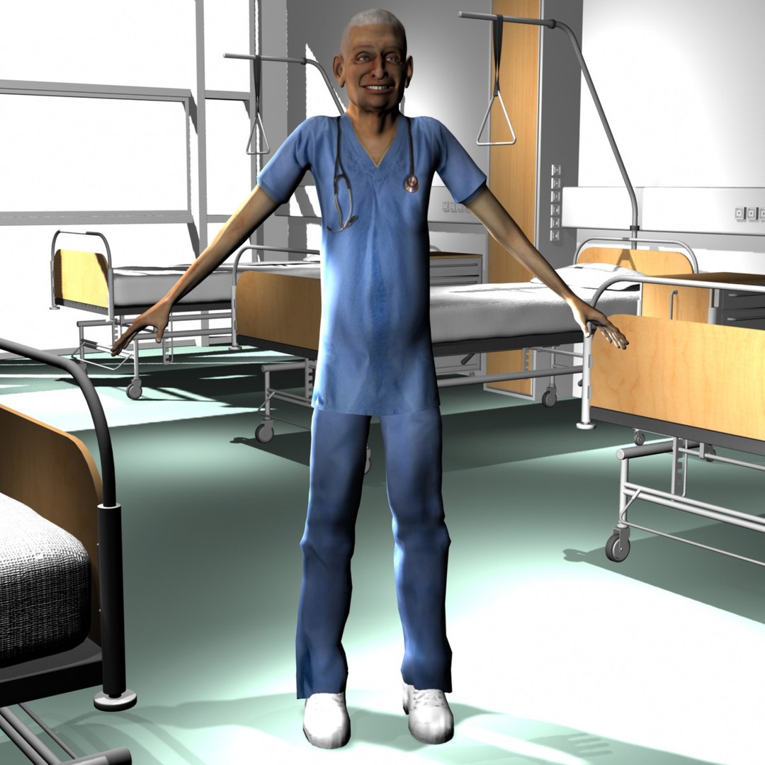 3d Male Medical Staff
