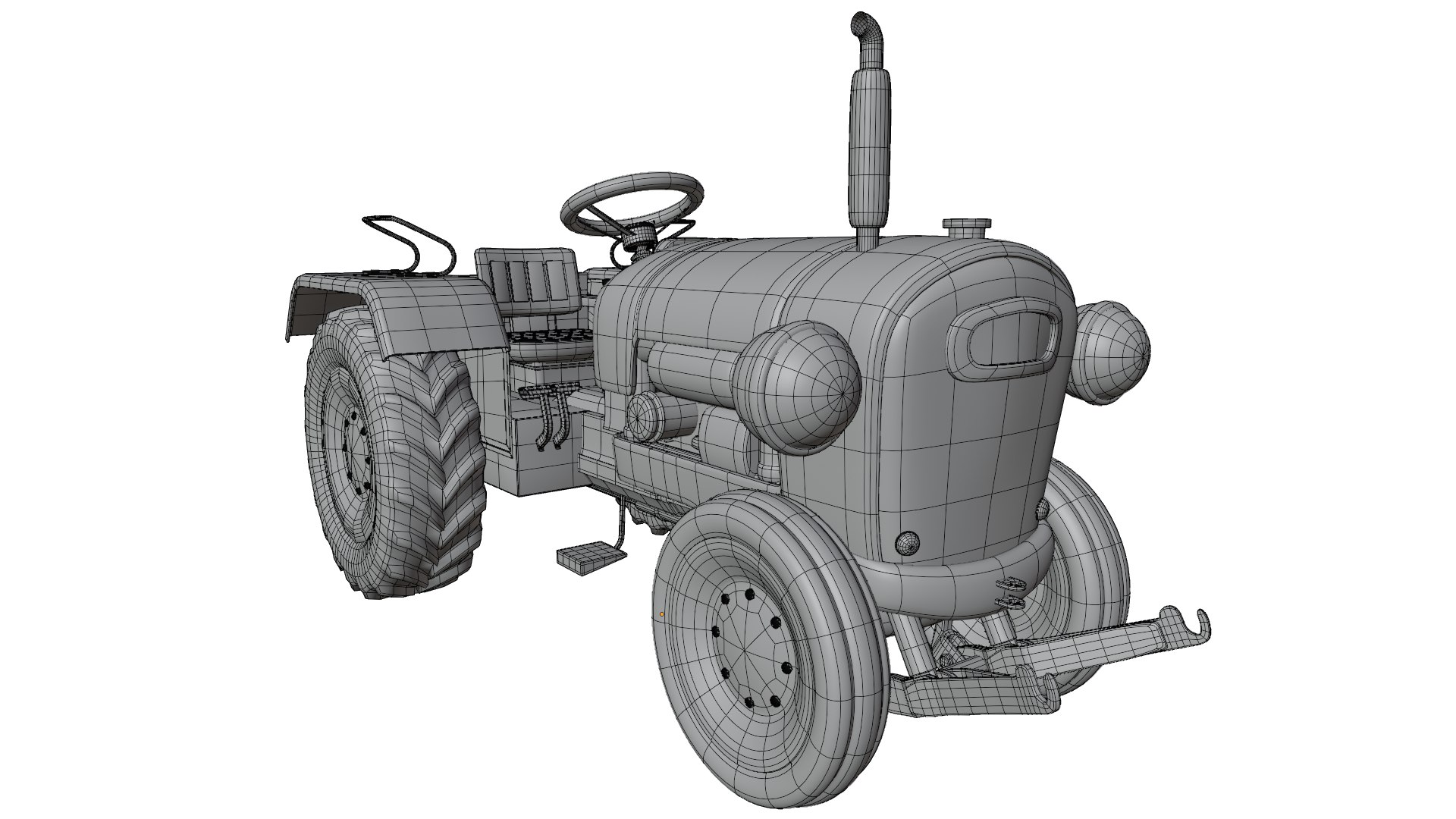 3D Tractor Model - TurboSquid 2226733