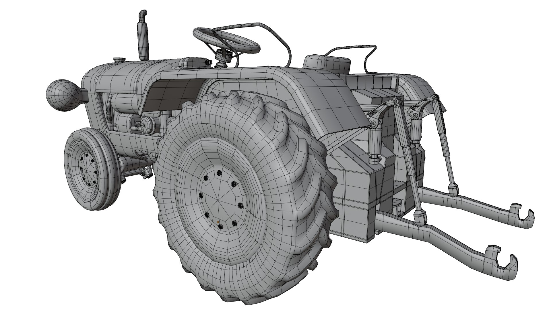 3D Tractor Model - TurboSquid 2226733