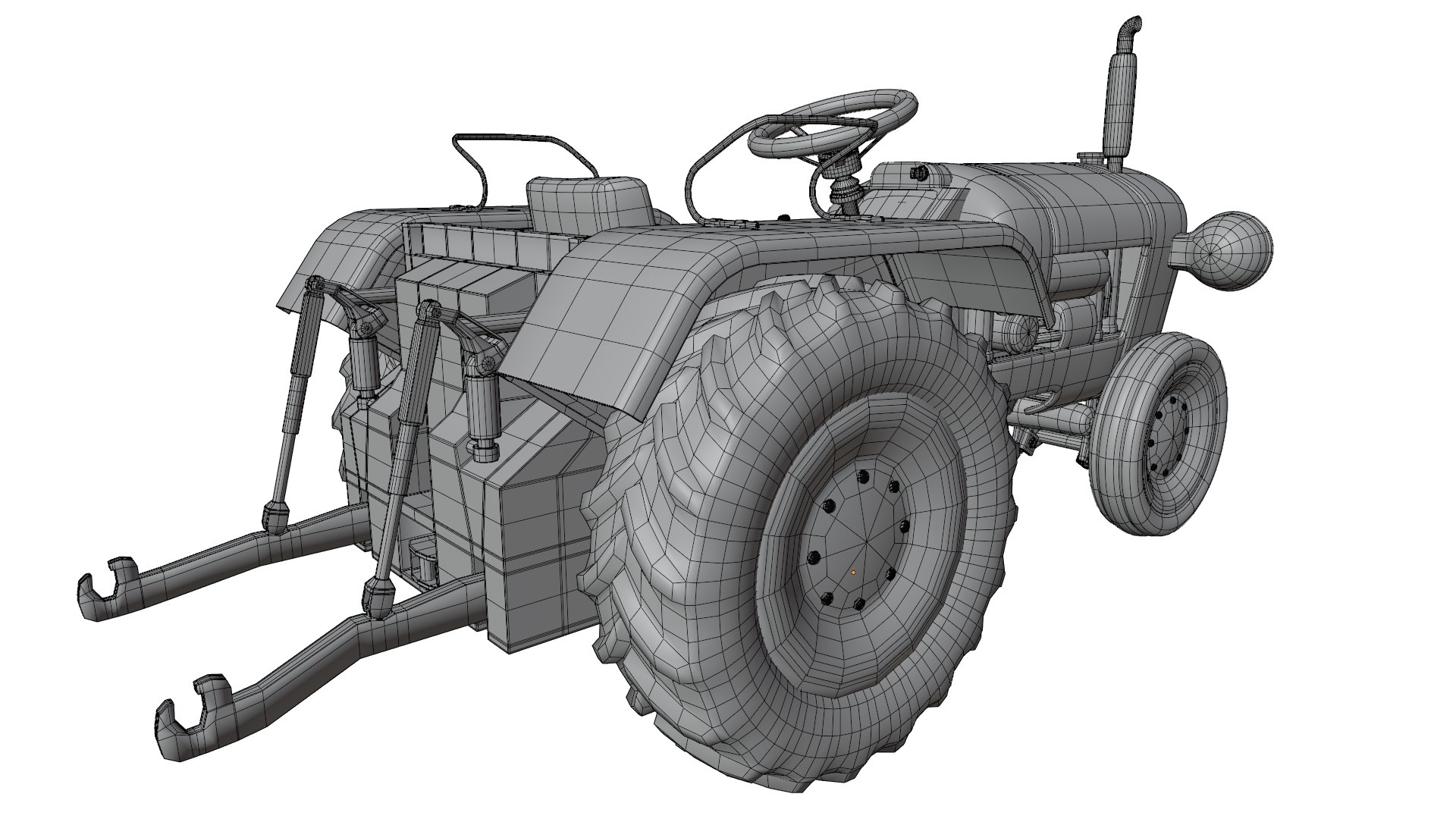3D Tractor Model - TurboSquid 2226733