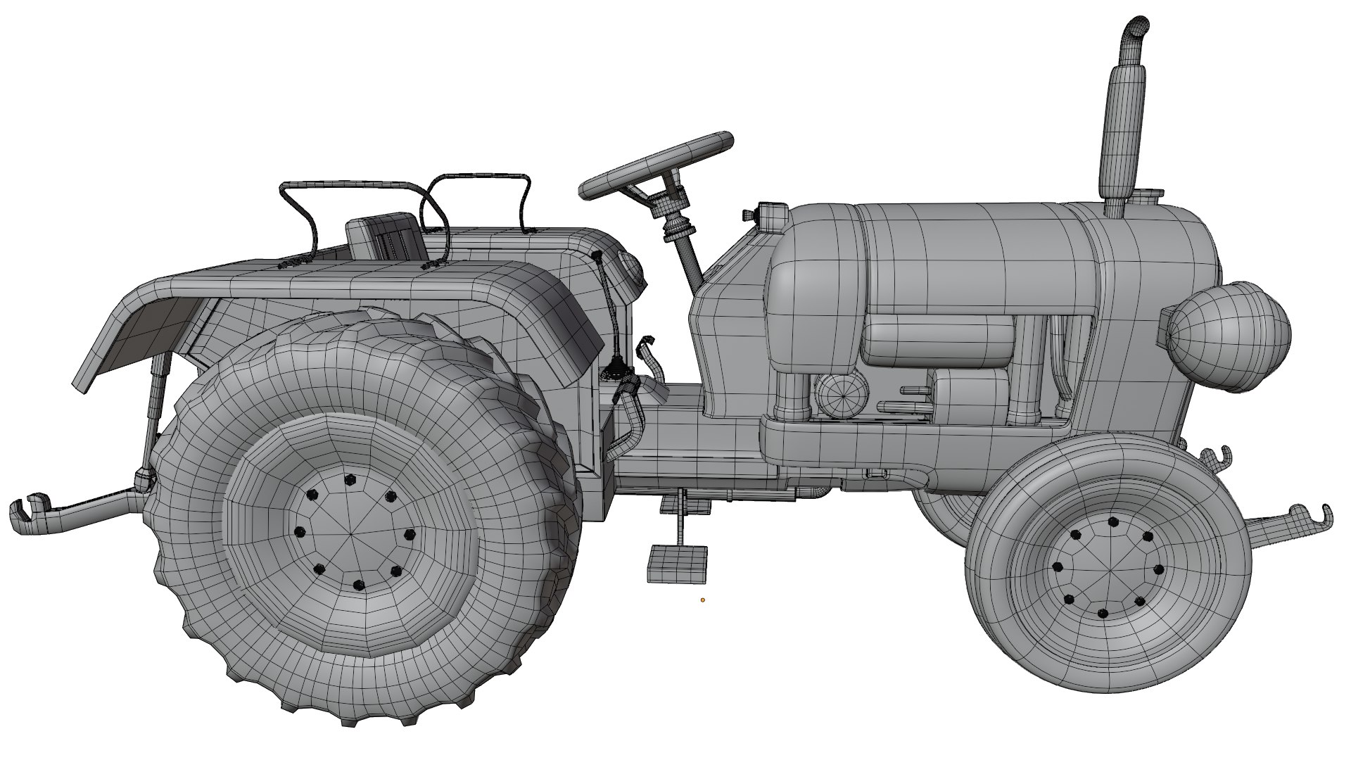 3D Tractor Model - TurboSquid 2226733