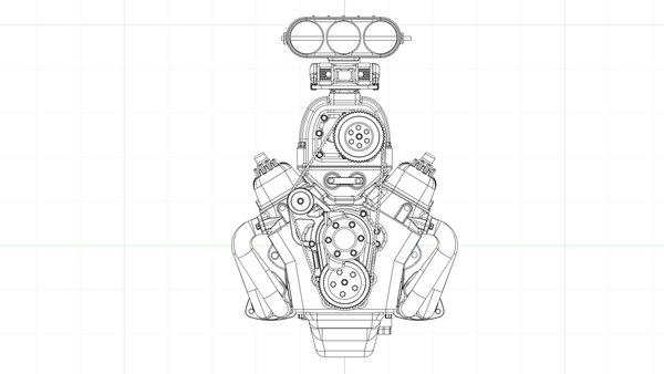 3D model Cartoon V8 HotRod highpoly - TurboSquid 1991361