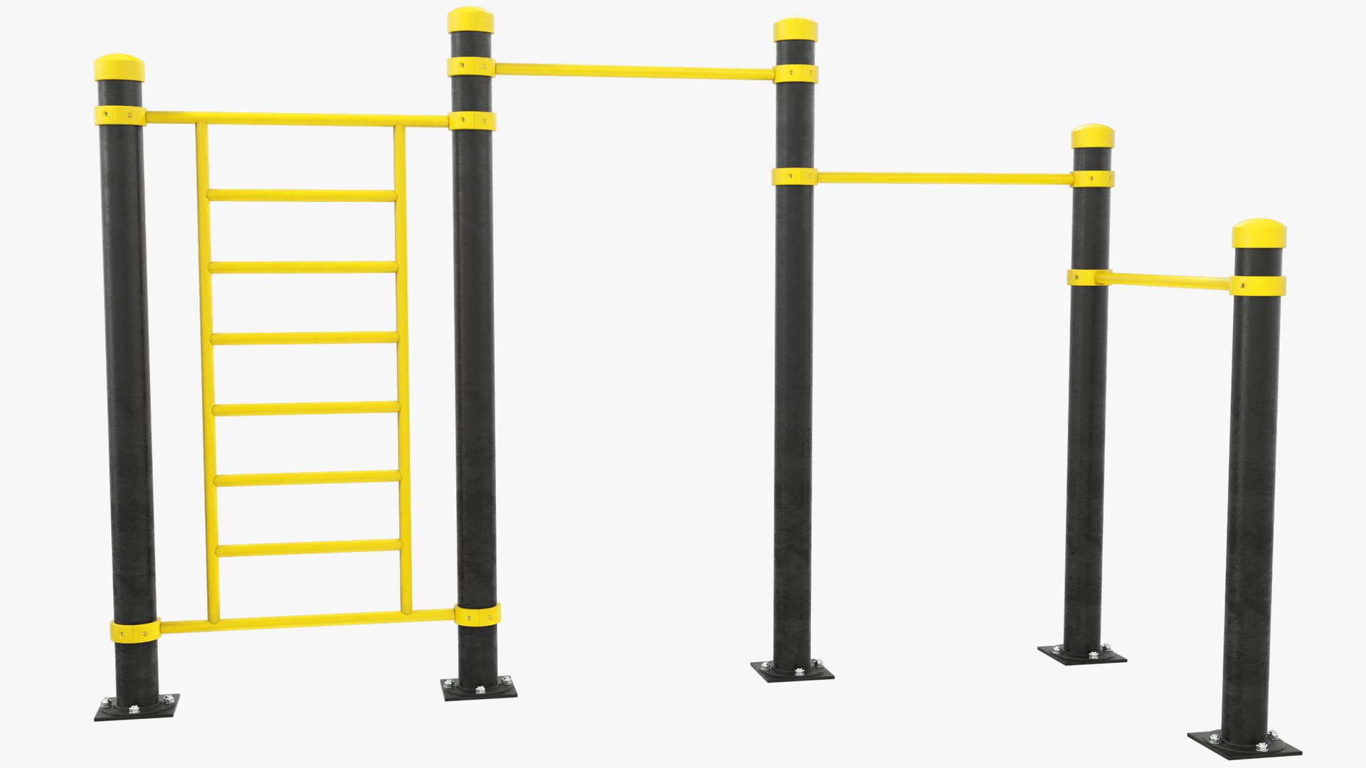 High Bar Workout Equipment V3 Model - TurboSquid 2072382